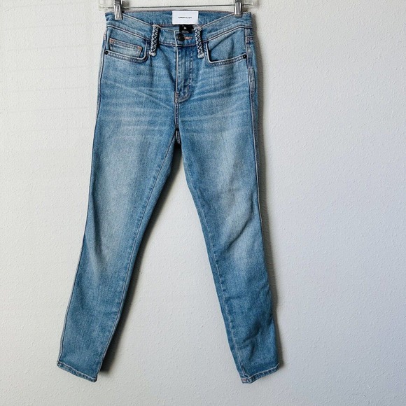 Current/Elliott | Jeans | Current Elliott High Waist Rope Loop Light Wash Jeans | Poshmark